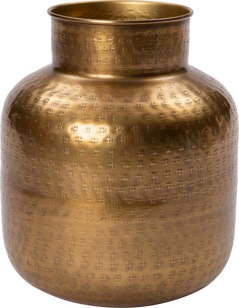 Intratuin vaas joost goud d 18 h 22 cm aanbieding bij Intratuin