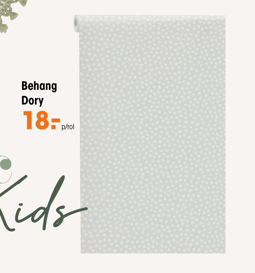 Behang Dory aanbieding bij Kwantum