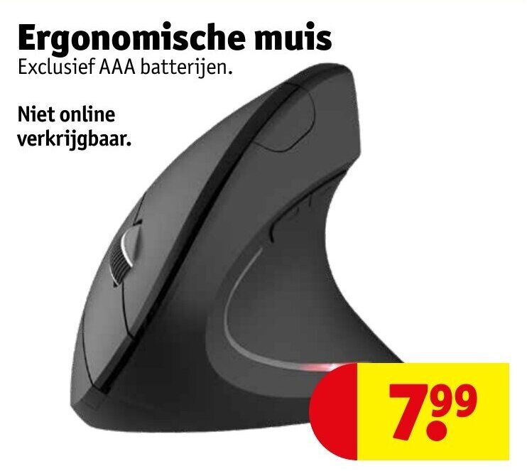 Ergonomische muis aanbieding bij Kruidvat