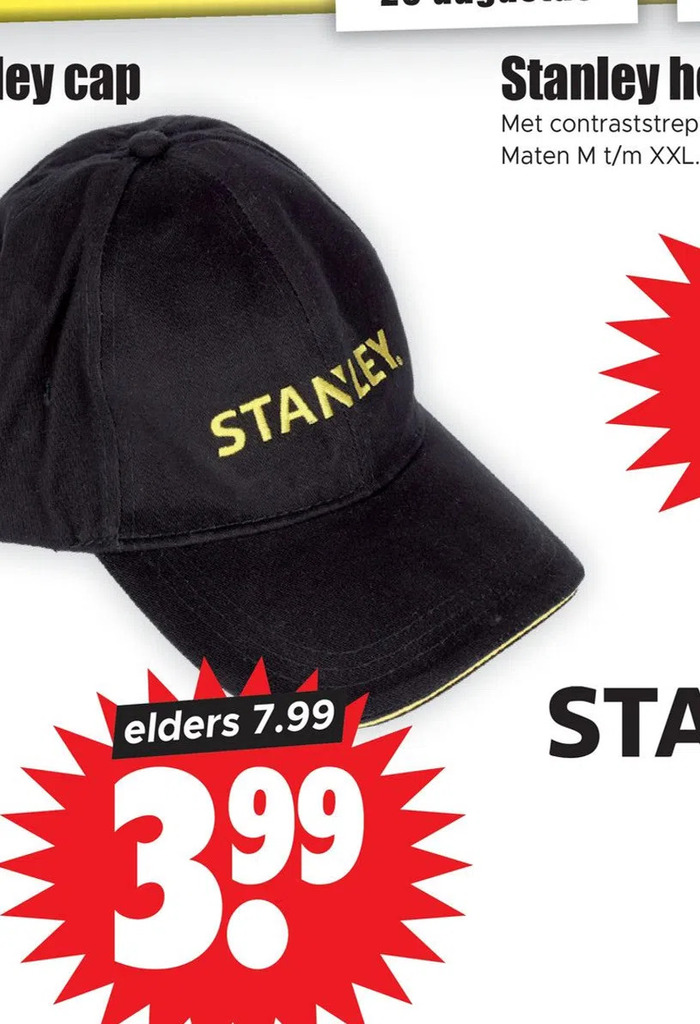 Stanley cap aanbieding bij Dirk