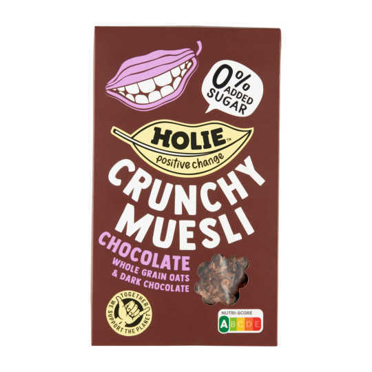 Holie crunchy muesli chocolate aanbieding bij Coop