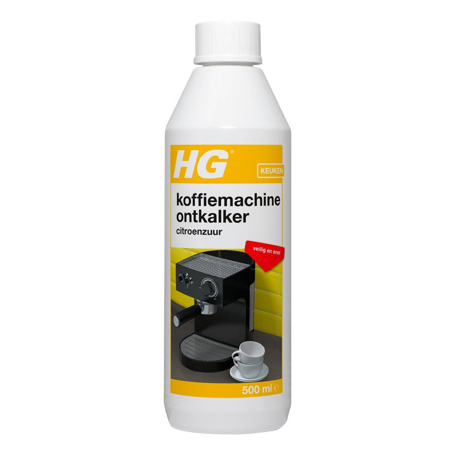 Hg koffiemachine ontkalker citroenzuur 500 ml aanbieding bij Blokker