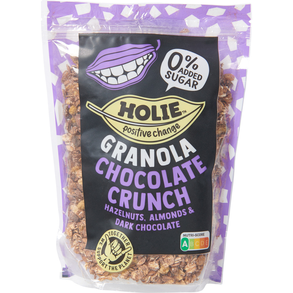 Holie granola chocolate crunch aanbieding bij Dekamarkt