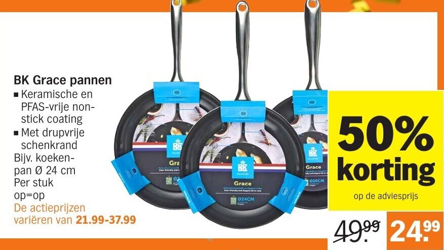 BK Grace pannen aanbieding bij Albert Heijn