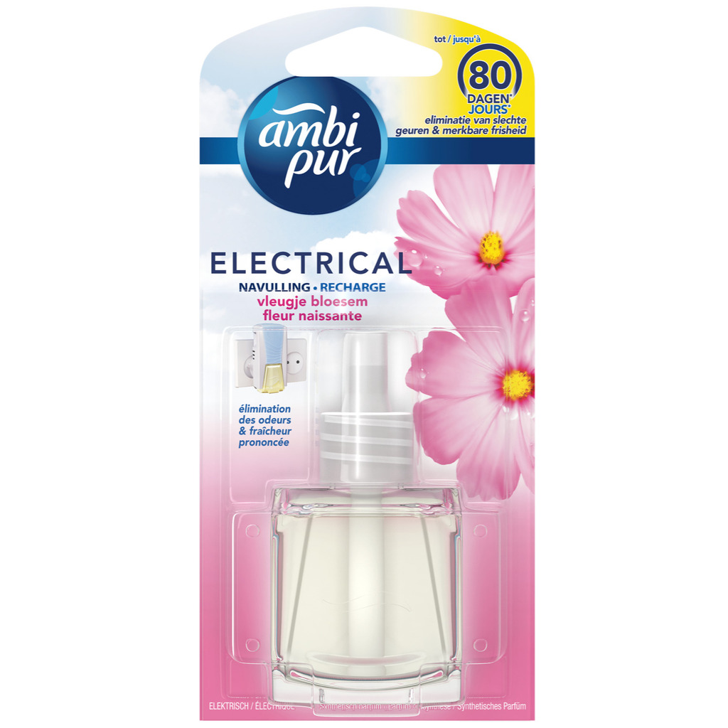 Ambi pur electrical navulling bloesem 1+1 GRATIS aanbieding bij Dekamarkt
