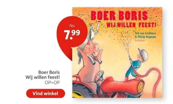 Boer boris wij willen feest! aanbieding bij Bruna