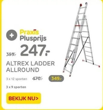 Altrex ladder allround aanbieding bij Praxis