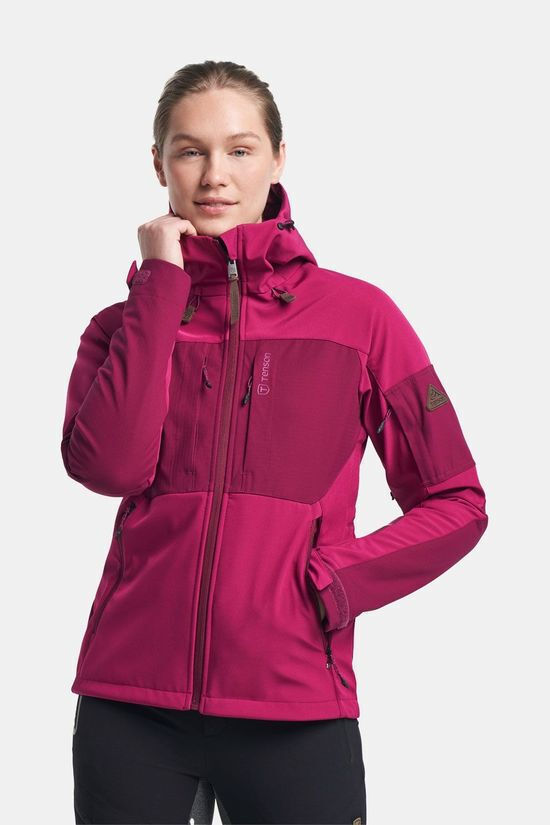 Tenson himalaya softshell jas dames paars aanbieding bij Bever
