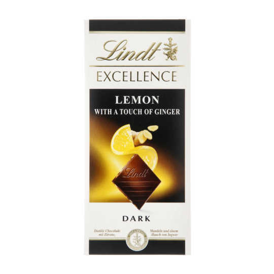 Lindt excellence lemon ginger aanbieding bij Coop