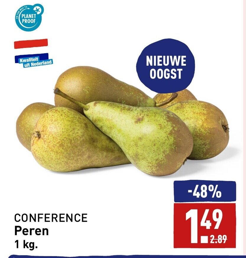 CONFERENCE Peren 1 kg. aanbieding bij ALDI