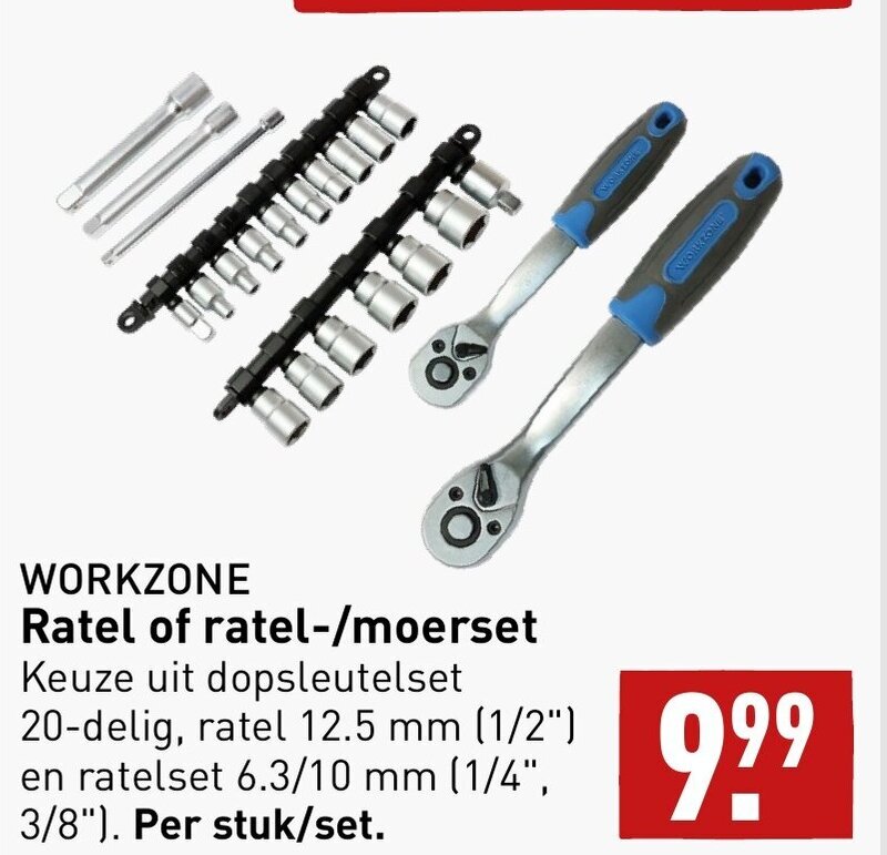 WORKZONE Ratel of ratel moerset aanbieding bij ALDI