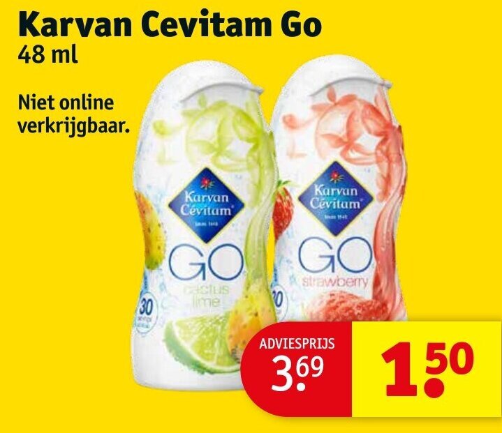 Karvan Cevitam Go 48 ml aanbieding bij Kruidvat