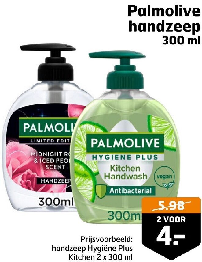 Palmolive handzeep 300ml aanbieding bij Trekpleister