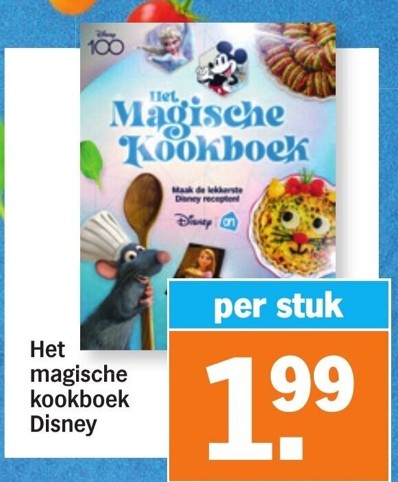 Het magische kookboek Disney aanbieding bij Albert Heijn