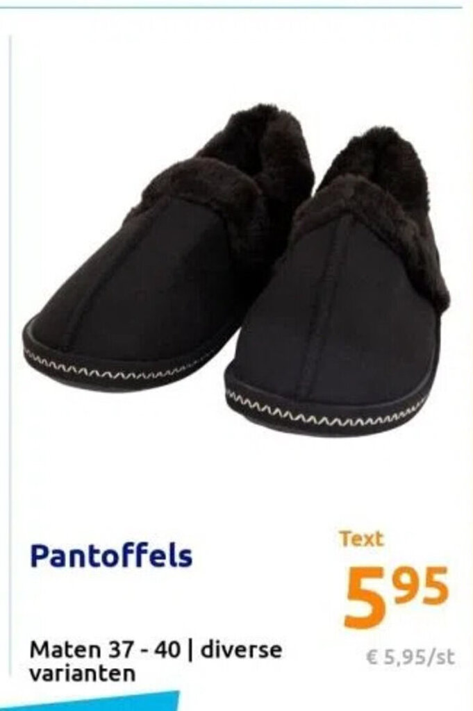 Pantoffels Maten 37 - 40 aanbieding bij Action