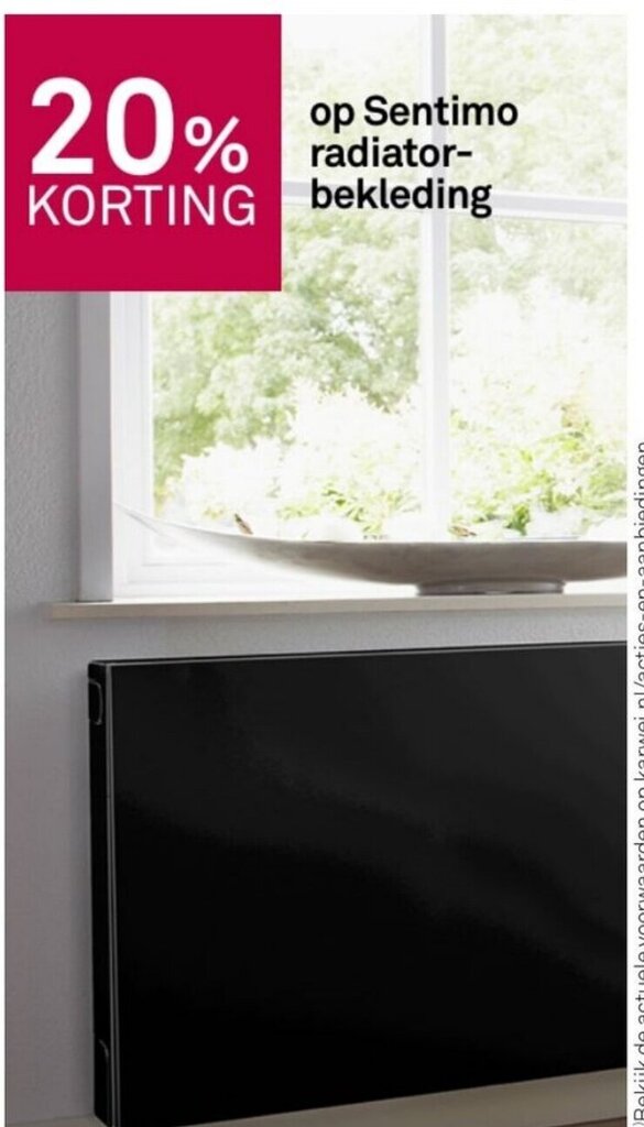 Sentimo radiatorbekleding aanbieding bij Karwei