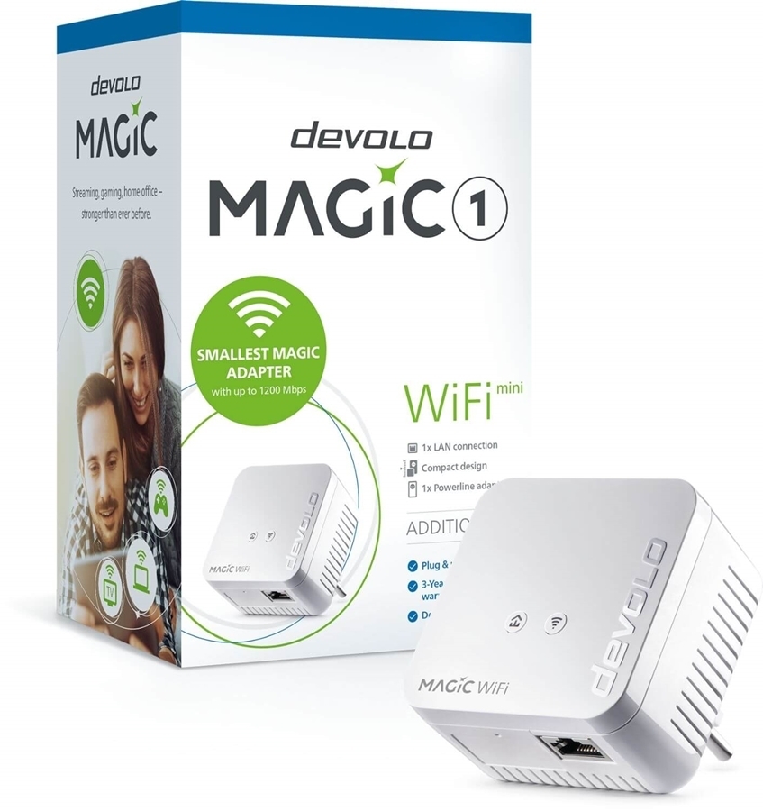 Devolo magic 1 wifi mini single (uitbreiding) - 8559 aanbieding bij EP