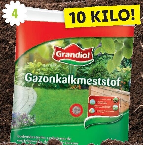 Grandiol Gazonkalkmeststof 10kg aanbieding bij Lidl