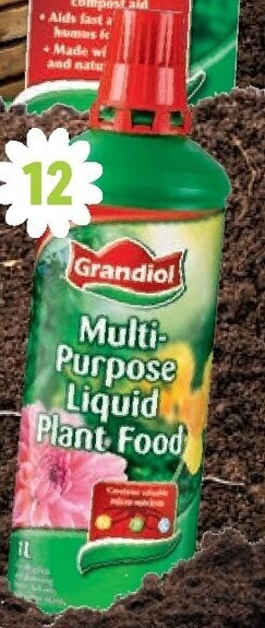 Grandiol Vloeibare meststof voor planten 1l aanbieding bij Lidl