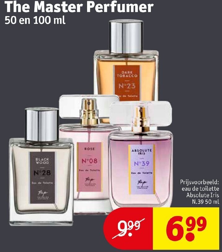 The Master Perfumer 50 en 100 ml aanbieding bij Kruidvat
