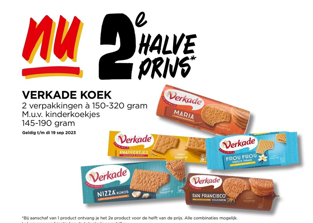 VERKADE KOEK aanbieding bij Jumbo