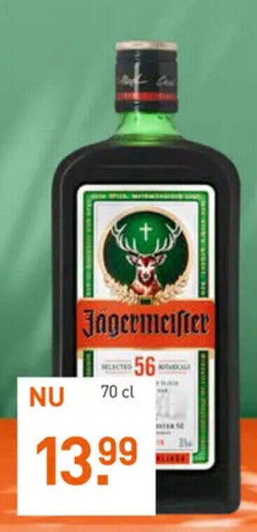 Jagermeister 70 cl aanbieding bij Gall & Gall