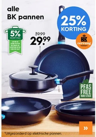 Bk pannen aanbieding bij Blokker