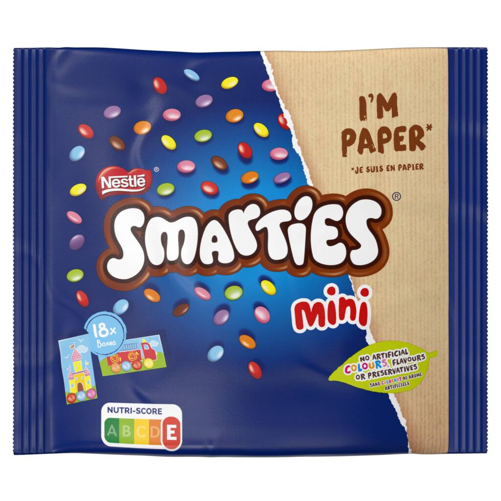 Nestlé smarties mini aanbieding bij Dekamarkt
