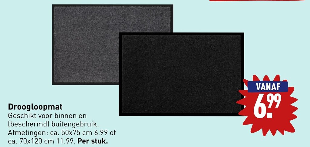 Droogloopmat aanbieding bij ALDI