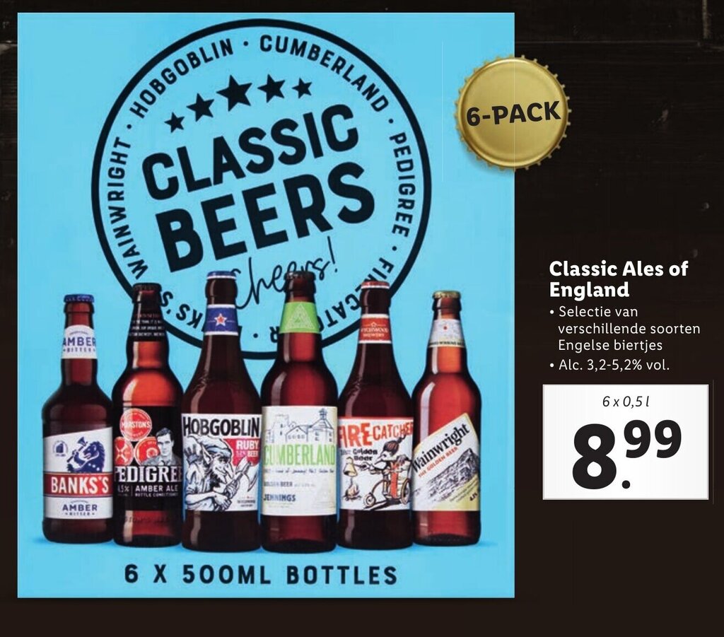 Classic Ales of England aanbieding bij Lidl