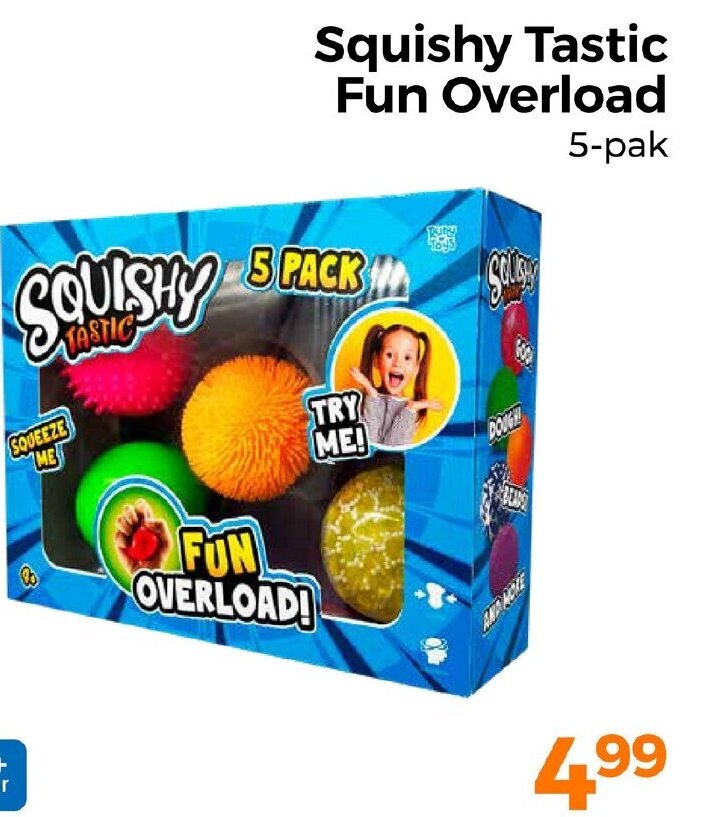 Squishy Tastic Fun Overload aanbieding bij Trekpleister