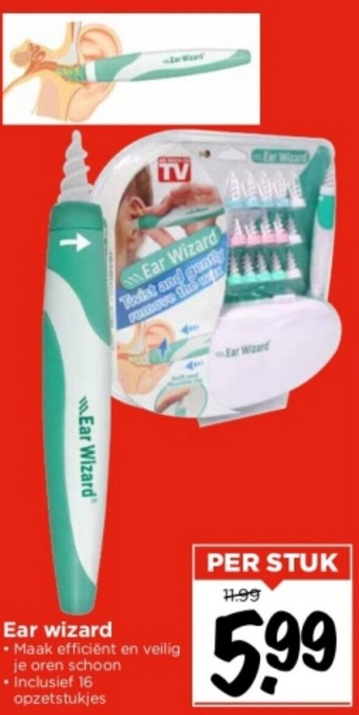 Ear wizard aanbieding bij Vomar Voordeelmarkt