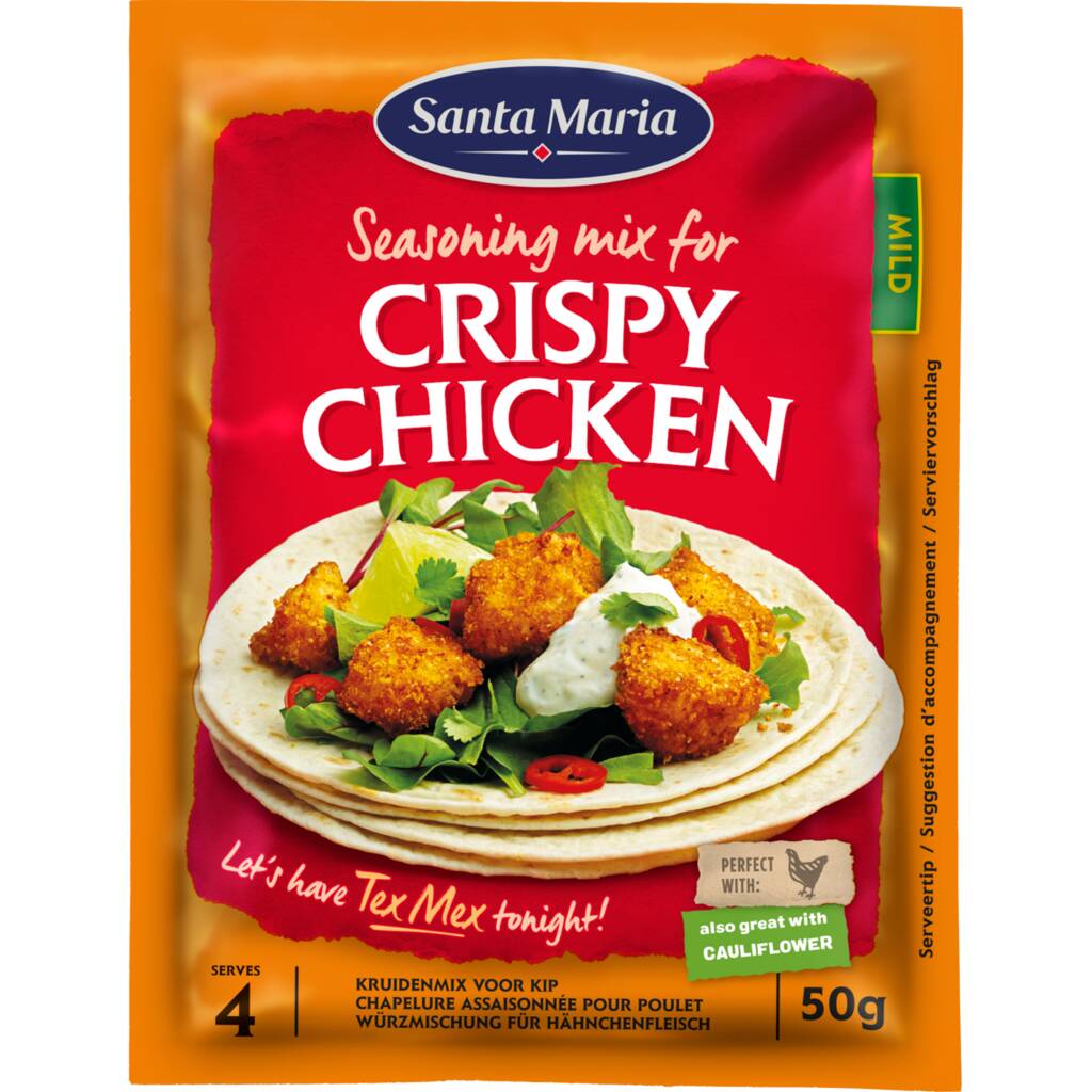 Santa maria crispy chicken mix aanbieding bij Dekamarkt