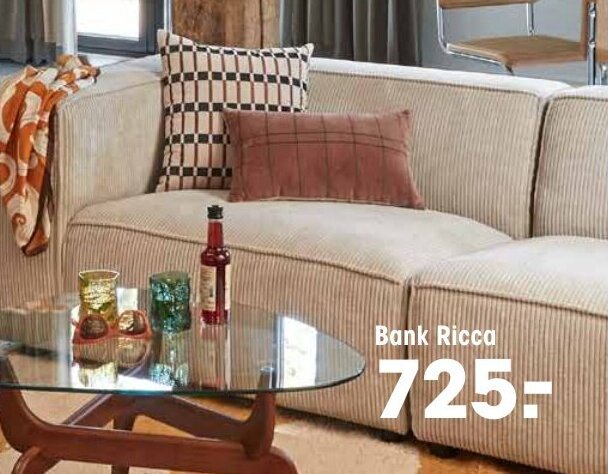 Bank Ricca aanbieding bij Kwantum