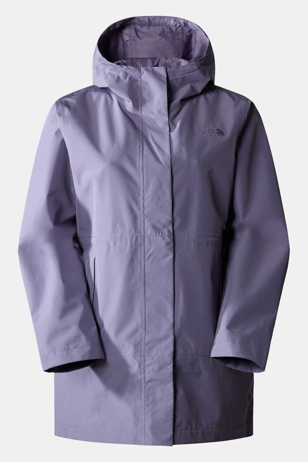 The north face w woodmont parka lila aanbieding bij Bever