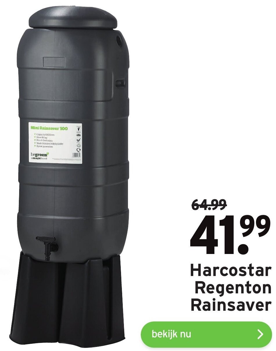 Harcostar Regenton Rainsaver aanbieding bij GAMMA