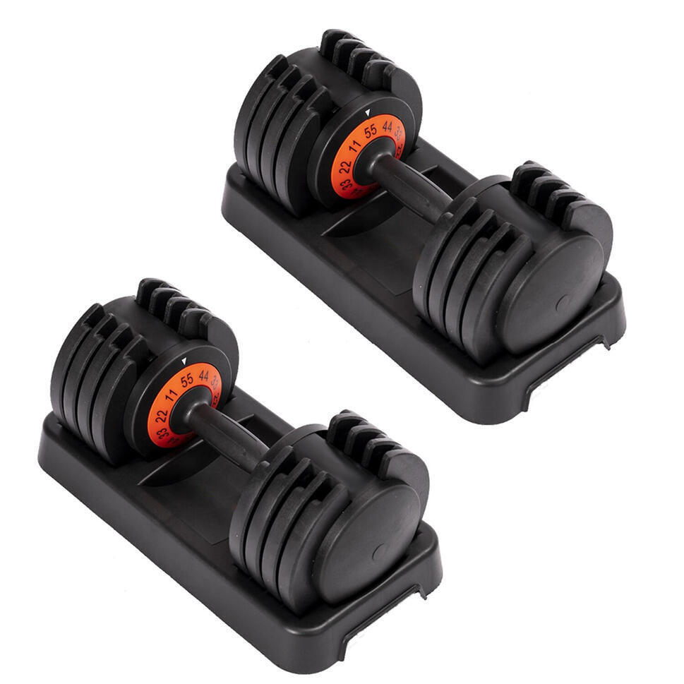 Verstelbare halters 25kg. fitness house (paar) aanbieding bij Decathlon