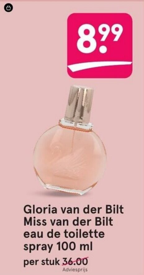 Gloria van der Bilt Miss van der Bilt eau de toilette spray 100 ml ...