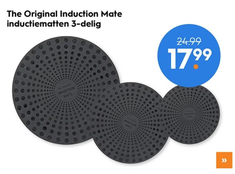 The original induction mate inductiematten 3-delig aanbieding bij Blokker