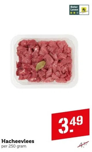 Hacheevlees aanbieding bij Coop