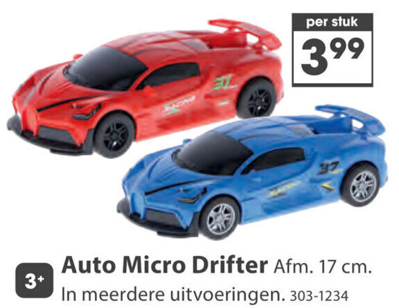 Auto Micro Drifter aanbieding bij Top1Toys