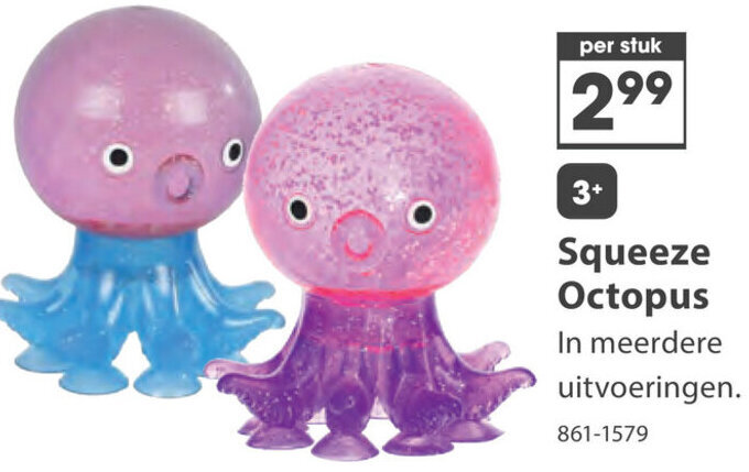Squeeze Octopus aanbieding bij Top1Toys