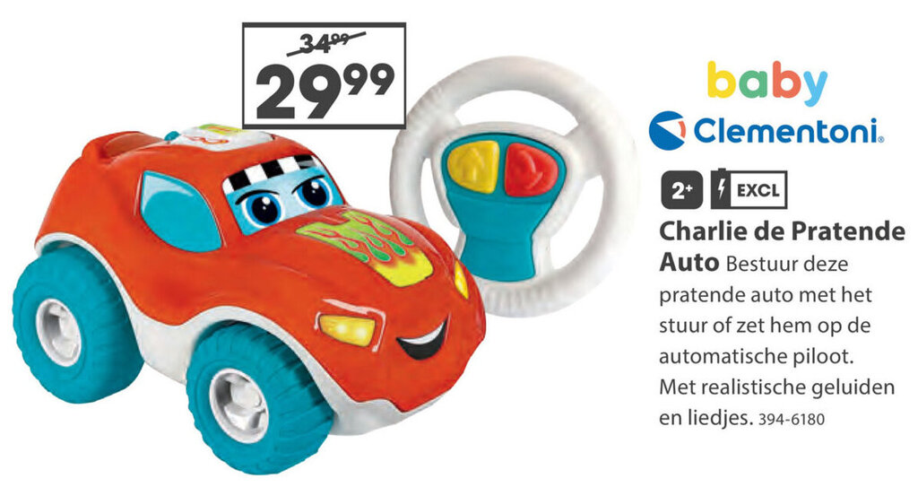 Charlie de Pratende Auto aanbieding bij Top1Toys