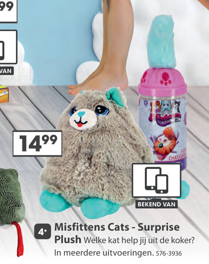 Misfittens Cats - Surprise Plush aanbieding bij Top1Toys