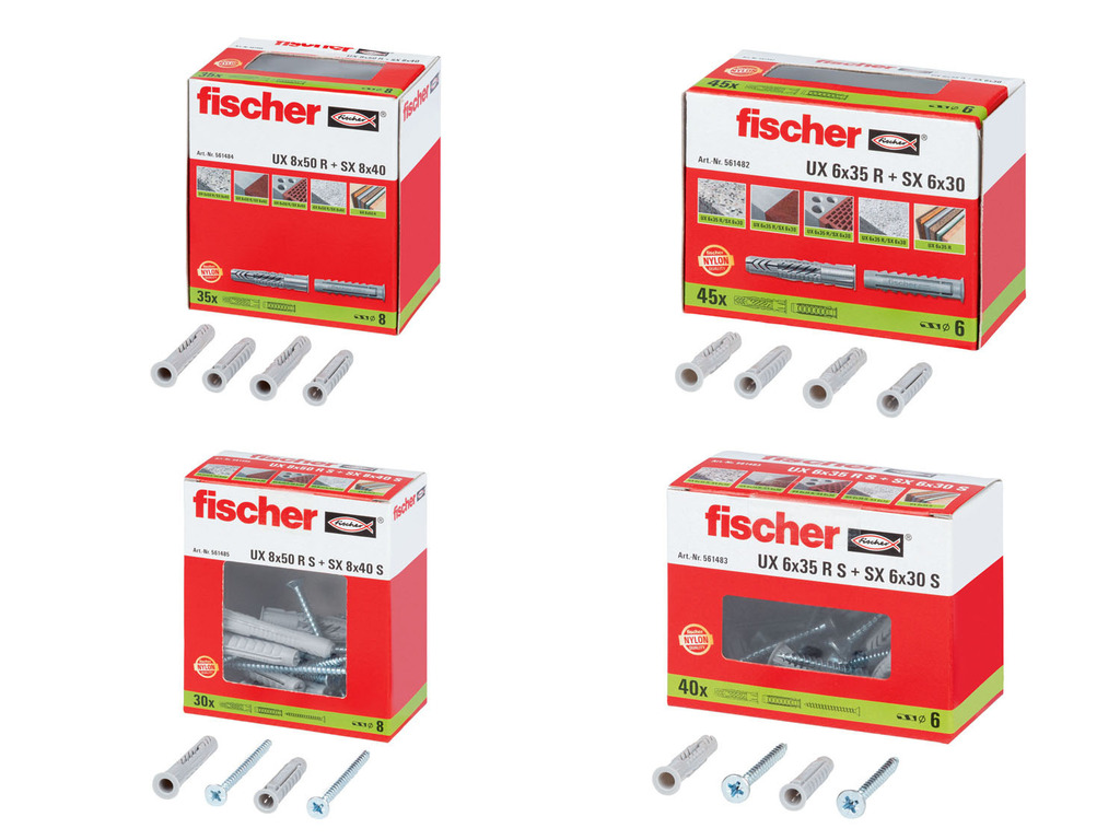 Fischer pluggen en schroeven aanbieding bij Lidl