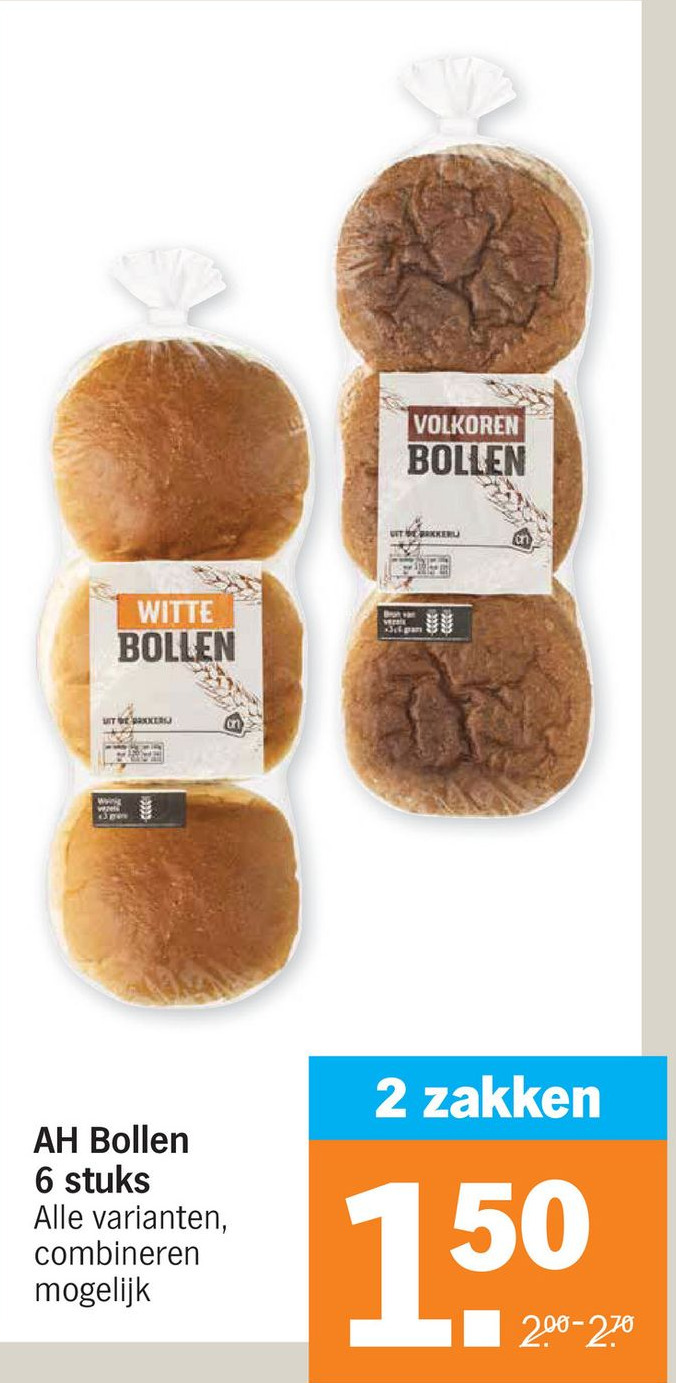 AH Bollen 6 stuks aanbieding bij Albert Heijn