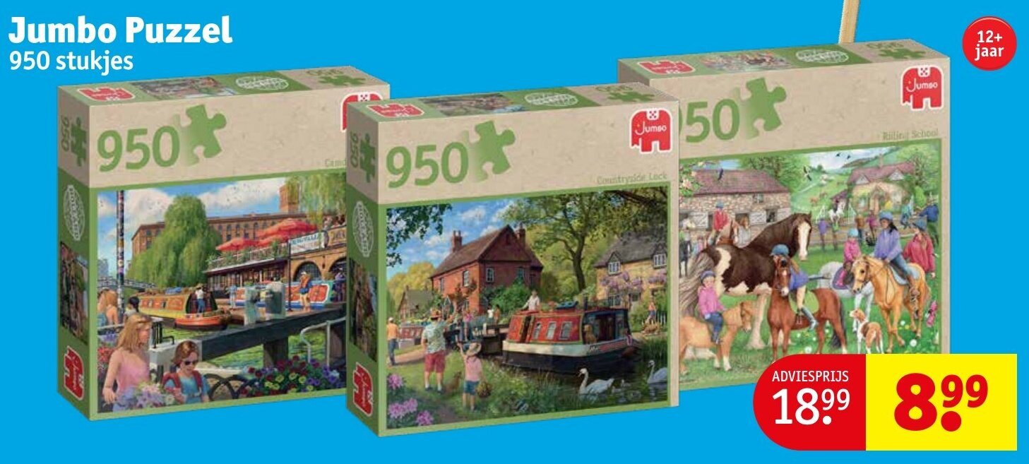 Jumbo Puzzel 950 stukjes aanbieding bij Kruidvat