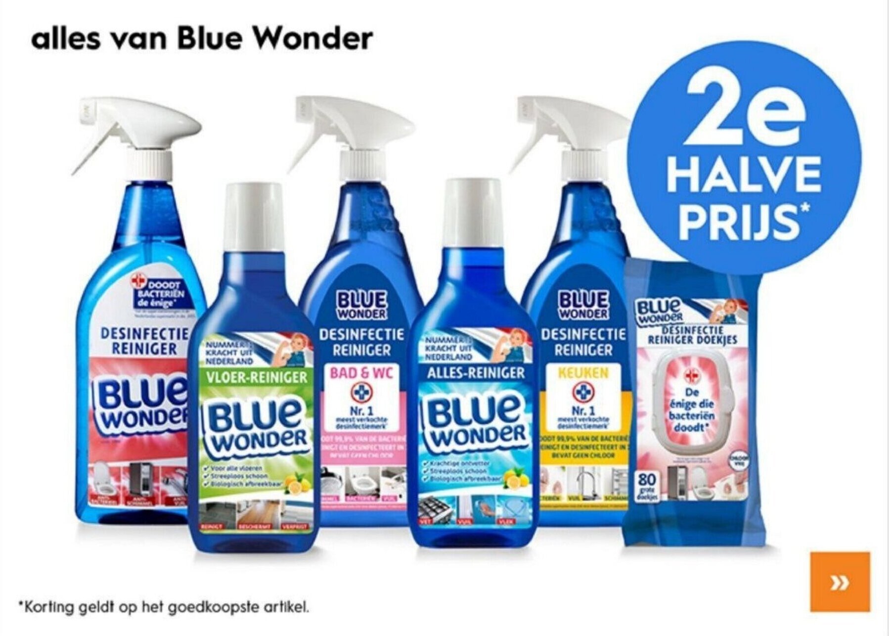 Alles van Blue Wonder aanbieding bij Blokker