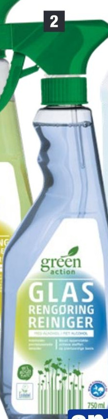 16 glasreiniger 2 Eco aanbieding bij ALDI