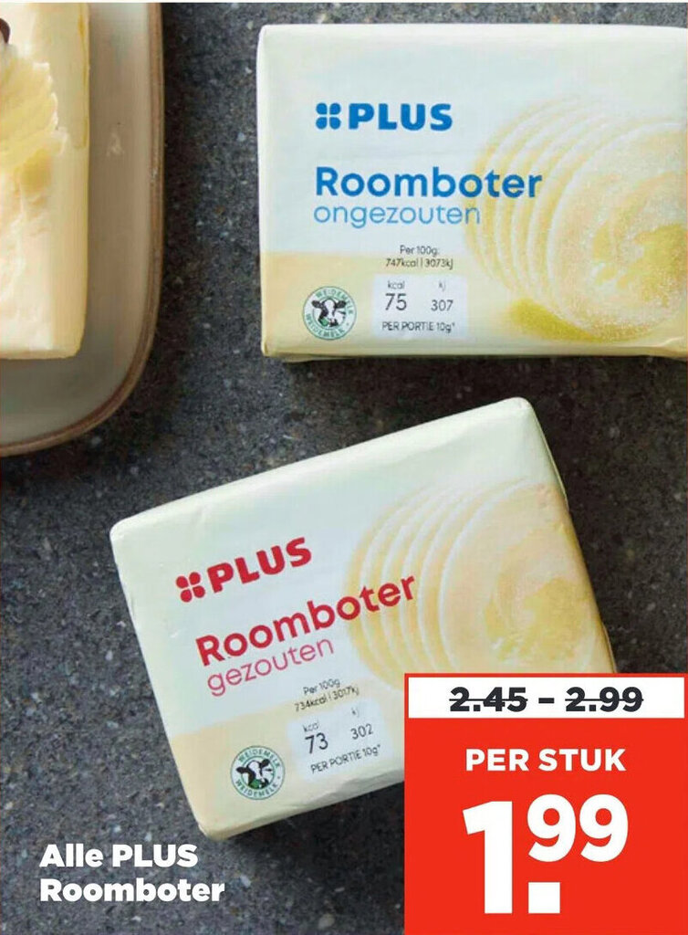 Alle PLUS Roomboter aanbieding bij PLUS